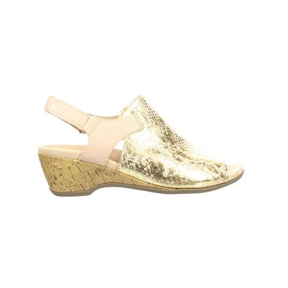 Vionic | Shoes | Vionic Womens Tatiana Gold Slingbacks Size 75 Medium B ...